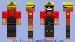 TF2 Red Engineer! Minecraft Skin
