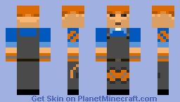 TF2 Engineer blu team Minecraft Skin