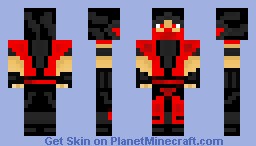 red ninja Minecraft Skin