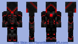 The dark entity Minecraft Skin