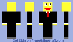epic face ina suit Minecraft Skin