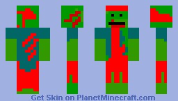 scary zombie Minecraft Skin