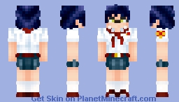 Zhenya Sokolova (Everlasting Summer) | Женя Соколова (Бесконечное Лето) Minecraft Skin