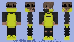 Yellow Hazard Vest Minecraft Skin