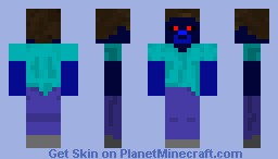 Evil Steve Minecraft Skin