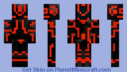 Tron Red (Evil) Minecraft Skin