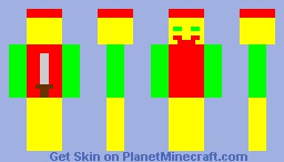 evil clown Minecraft Skin