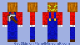 The Dark Mario Minecraft Skin