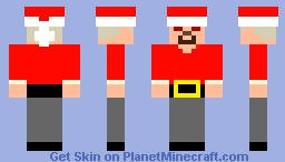 Bad Santa (or evil santa) Minecraft Skin