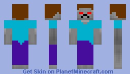 evle robot steve Minecraft Skin