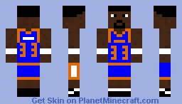 Patrick Ewing (KNICKS) Minecraft Skin