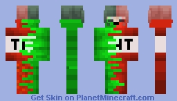 TNT man Minecraft Skin