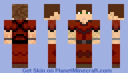 Medieval Explorer (Red Version) Minecraft Skin