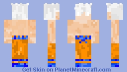 Goku Ultra Instinct Minecraft Skin