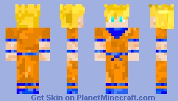 Goku SS Minecraft Skin