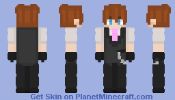 Pink tie Minecraft Skin