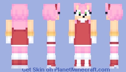 Amy Rose Minecraft Skin