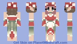 Rosy mushroom Minecraft Skin