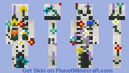 Floral skeleton [Java] (Original) Minecraft Skin