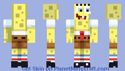 SpongeBob by Kefka Minecraft Skin