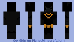 Black Bat Minecraft Skin