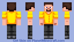 Yellow Steve Minecraft Skin