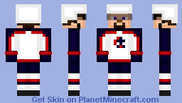 Columbus Blue Jackets Away Uniform Minecraft Skin
