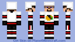 Chicago Blackhawks Away Uniform Minecraft Skin