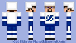 Tampa Bay Lightning Away Uniform Minecraft Skin