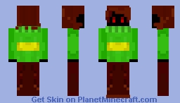 Chara (Black) Minecraft Skin