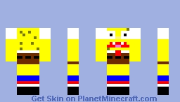 FuturisticHub SpongeBob Minecraft Skin