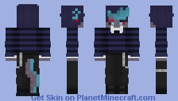 Voxs assistant (papermint) outfit 2 hazbin hotel Minecraft Skin