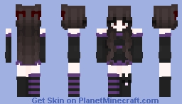 For my bff Halloween theme Minecraft Skin