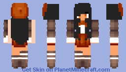 Aph in another Cute Fall Outfit Minecraft Skin