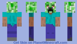 Actions and Stuff Expressive 1st Birthday Skin Pack Creeper Steve ...