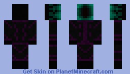 Eye of ender Mage Minecraft Skin