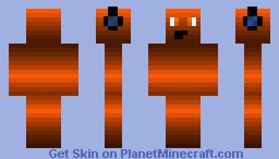 orange colour skin Minecraft Skin