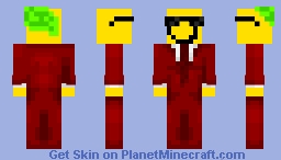 Ogmoe, The Lemon with Costume Minecraft Skin