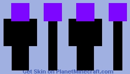 Kirka Hitter (Purple) Minecraft Skin