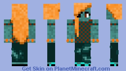 Guardian Girl Minecraft Skin