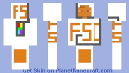 Fox Space Company Astronaut Minecraft Skin
