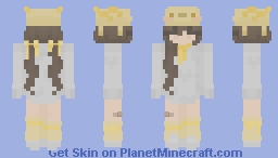 yellow Axolotl Minecraft Skin