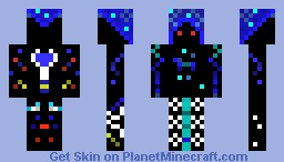 Aqua Mage Minecraft Skin