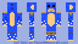 monster (blue) Minecraft Skin