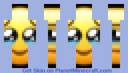 Face Holding Back Tears Emoji Minecraft Skin