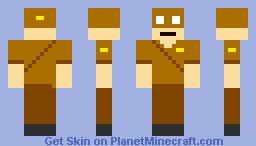 Failed Attempt To make a bomber Minecraft Skin