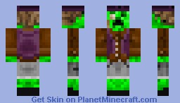 Civilized Creeper Minecraft Skin