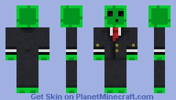 Fancy Slime Minecraft Skin