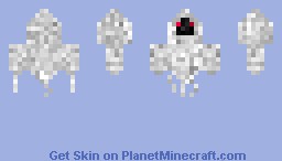 Phantom with white cape Minecraft Skin