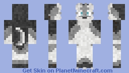 Furry husky Minecraft Skin
